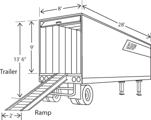 53 Foot Semi Trailer Diagram 2023 Dorsey DF53 BTR 53x102 Drop Deck